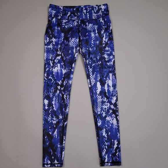 ALO Yoga | Pants & Jumpsuits | Alo Yoga Airbrush Legging Deep Electric Blue Snakeskin Python ...